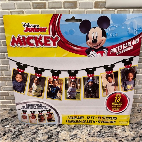 Disney | Party Supplies | Disney Junior Mickey Mouse Photo Garland ...